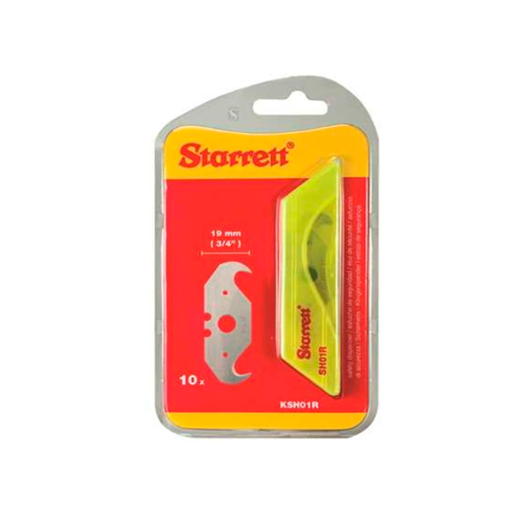 Lâmina gancho Hook Starrett KSH01R para estilete Hidden Edge 10 peças ...